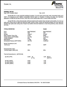 Pyropel Polyimide Products - Technical Bulletins & Case Studies